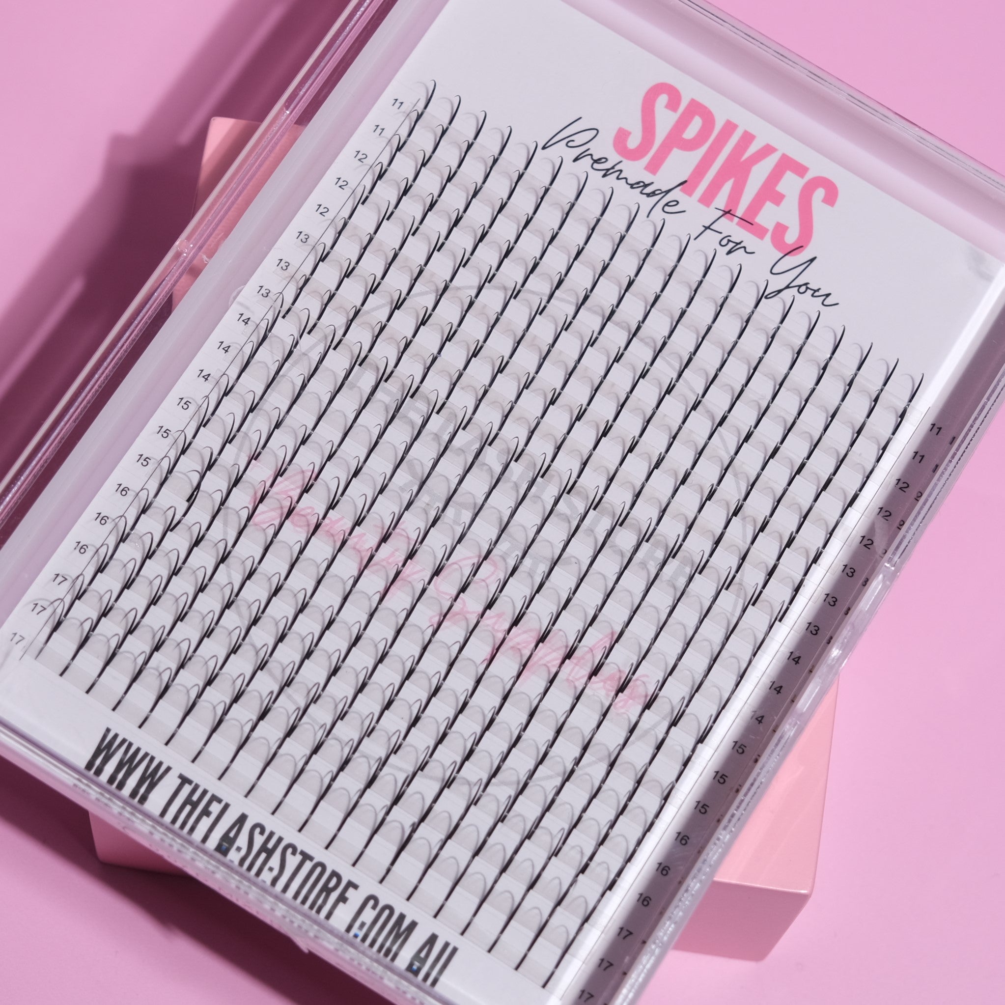 Premade Spikes Mixed Lengths Lash Trays | The Lash Store – The Lash ...